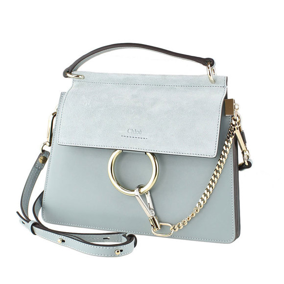 Chloe | Bags | Chloe Shoulder Bag Pochette Suede 2way Light Blue | Poshmark